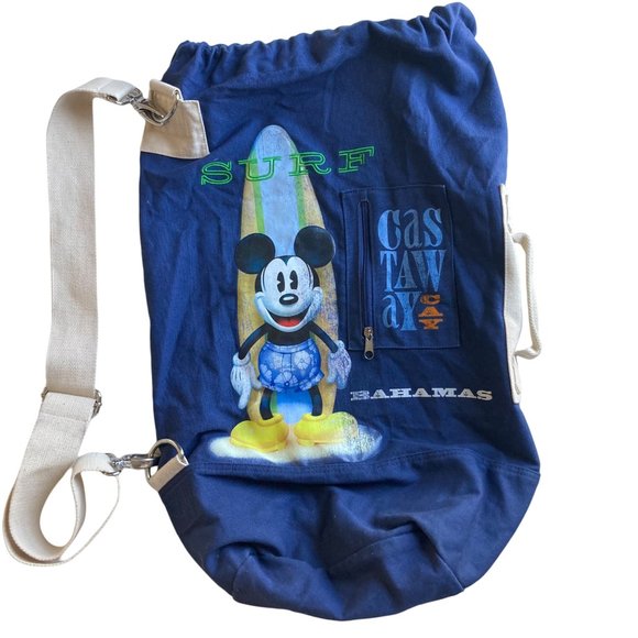 Disney | Bags | Disney Cruise Beach Bag Castaway Cay Bahamas Drawstring ...